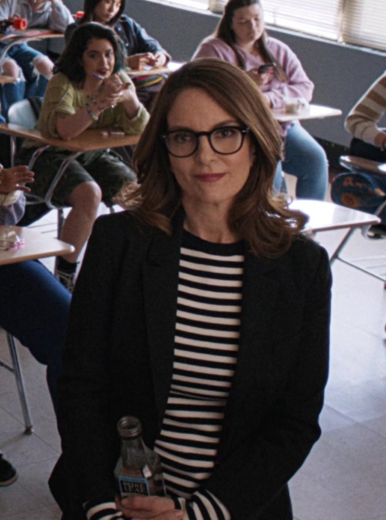 Long Sleeve Stripped Top of Tina Fey as Ms. Norbury in Mean Girls (2024 ...